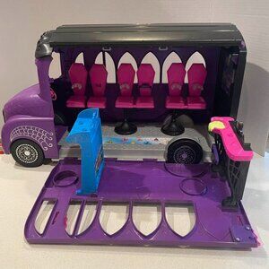 monster high | Toys | Big Monster High Deluxe School Bus Mobile Salon ...